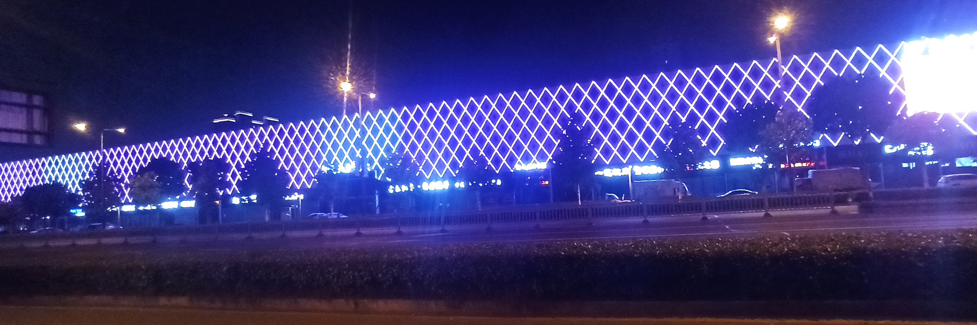 Quality LED Transparent Film Screen & Flexible LED Mesh Screen factory ...