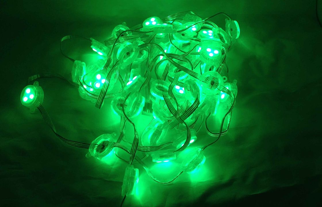 Red Green Blue Led Rgb Pixel Color Temperature DC12V 1W Fairy Light Curtain