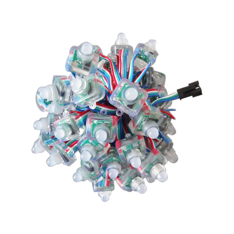 WS2811 Square LED Pixel Light 5V 12V 6898 Chip Full Silicon Glue ...