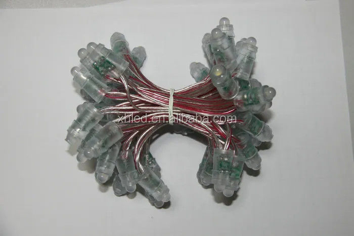 IP67 Waterproof 12MM LED Pixel Light 6898 RGB Miracle Bean 5V 12V