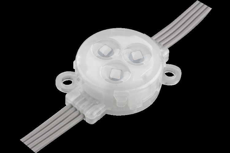IP67 RGB RGBW Pixel Led Point Light IP67 12V RGB PC Shell Glue Material