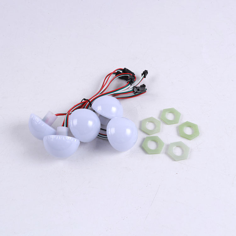 Programmable RGB LED Point Light 45mm 1W DC12V Playground Amusement Lights