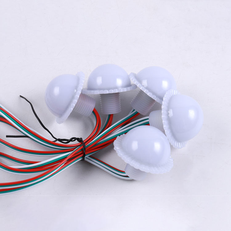 Programmable RGB LED Point Light 45mm 1W DC12V Playground Amusement Lights