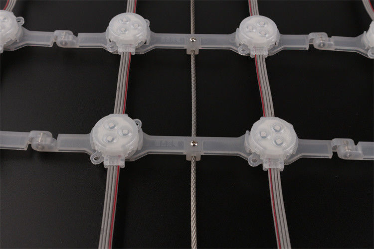 High Brightness P125mm LED Mesh Video Wall Waterproof IP67 30mm RGB ...