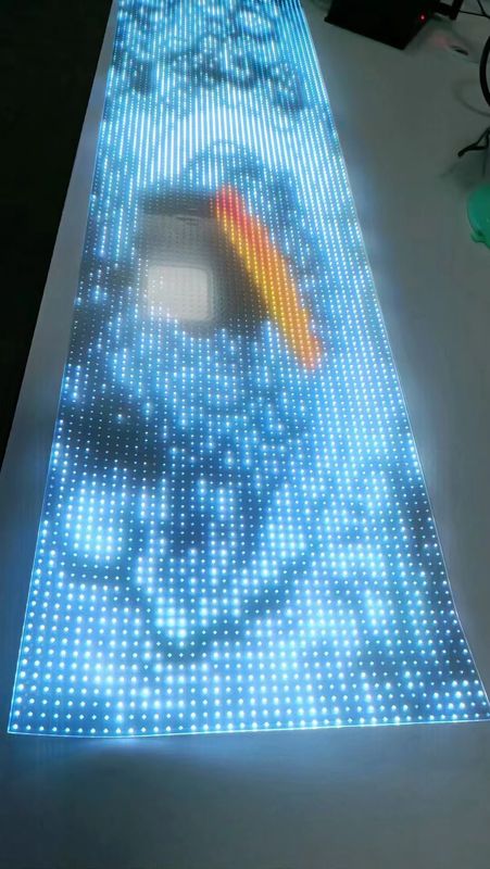 P6 Super Slim Transparent LED Film For Indoor Video Wall Easy ...