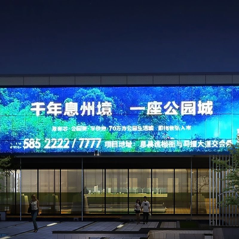 Full Colour Grille Mesh Screen Transparent LED SMD3535 IP67 RGB P83 LED ...