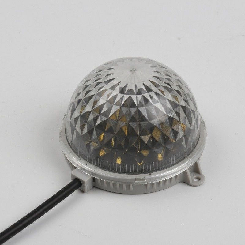 Outdoor permanent red green blue RGB pixel light 100mm diameter LED ...