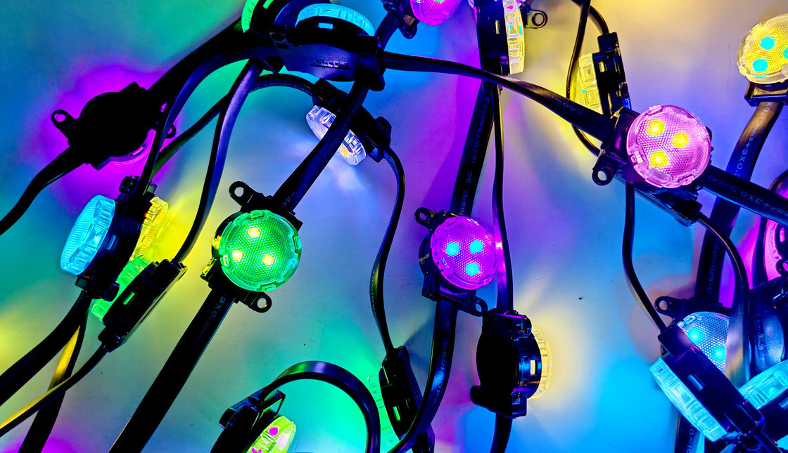 DC12V Amusement Ride LED Lights 3Leds 30mm Outdoor Decoration ...