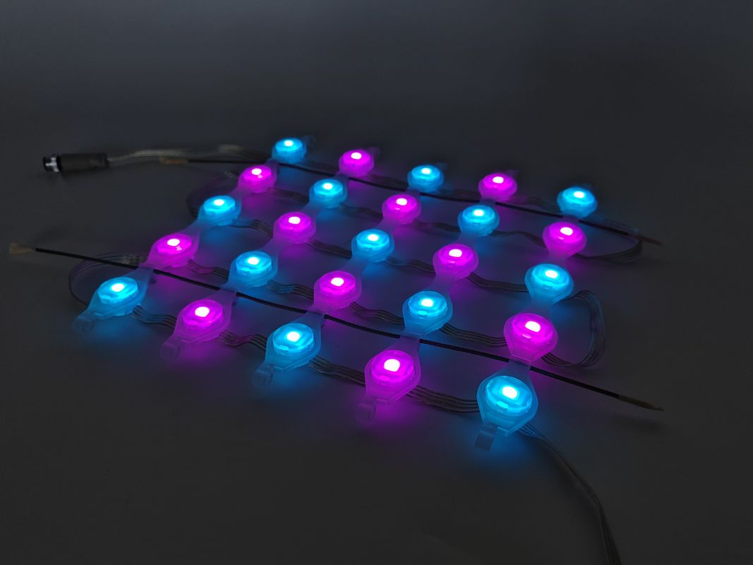 CE ROHS Certified Flexible Mesh LED Display Panel Screen Programmable ...