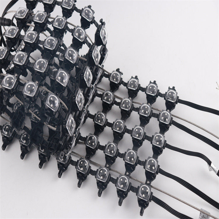 Led stage curtain screen RGB Flexible LED Mesh IP67 LED Mesh Video Wall ...