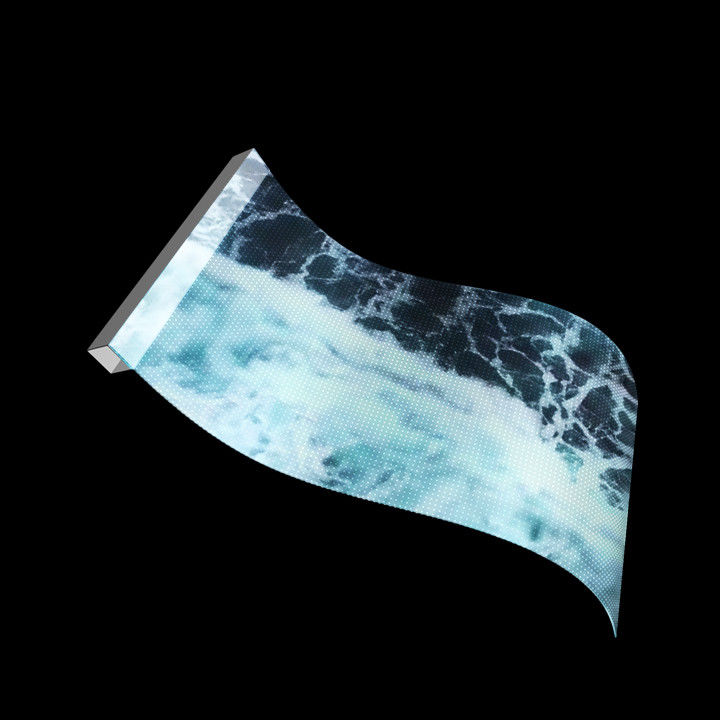 Self-Adhesive Advertising Display Ultra-Thin Transparent LED Screen For ...