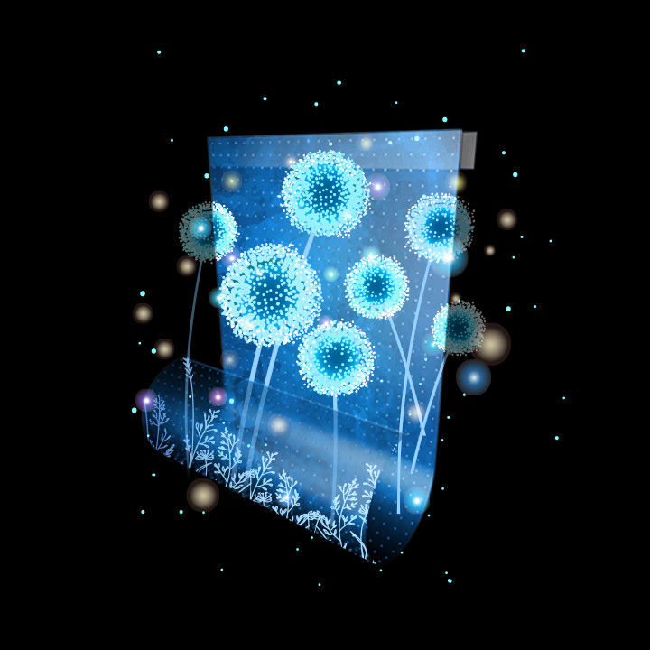 Indoor Flexible Transparent LED Screen Glass Film Crystal LED Display ...