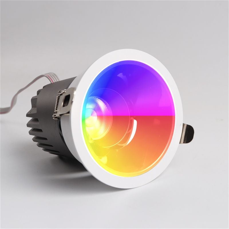 IP20 20W RGBW Color Temperature Fixed Round Commercial Recessed LED ...