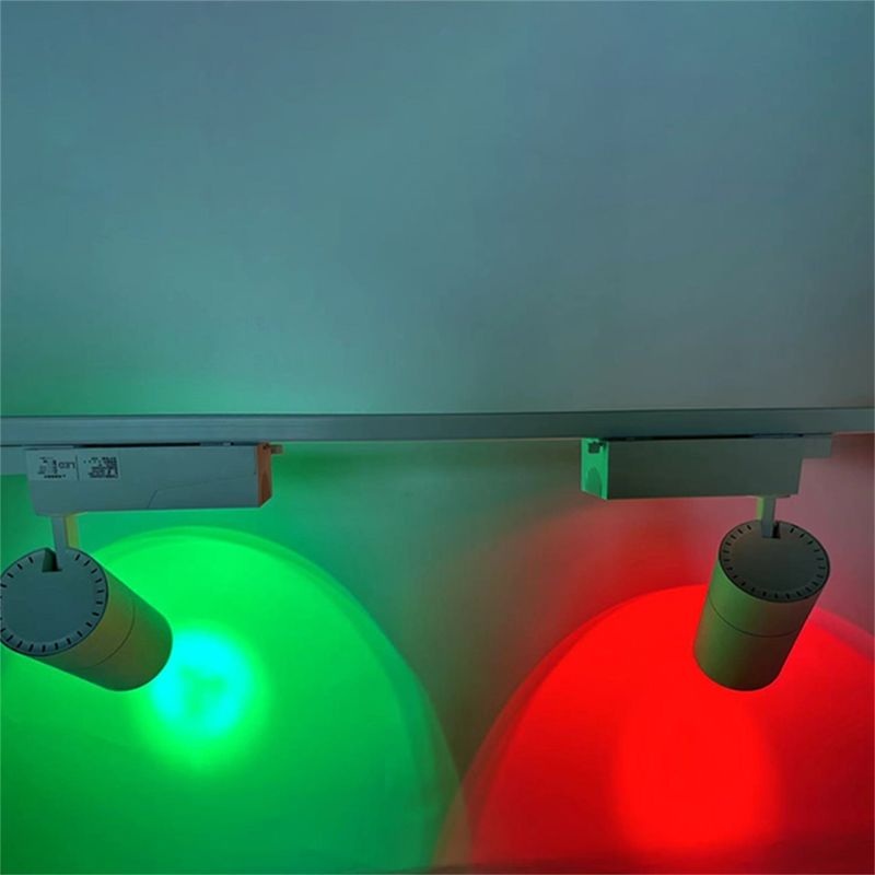 Indoor Hall Ceiling Mounted LED Track Lights 24V 40W Dimmable RGBW Colorful