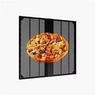 High Definition Led Grid Screen Full Color Indoor Mesh Transparent ...
