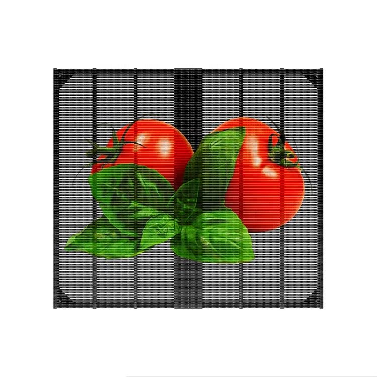 High Transparency LED Transparent Screen Full Color Advertising Glass ...