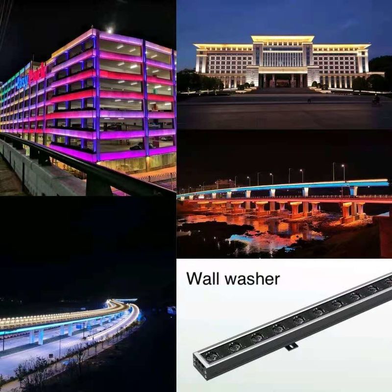 36w LED Linear Lighting Strips For Outdoor Building Facades With ...