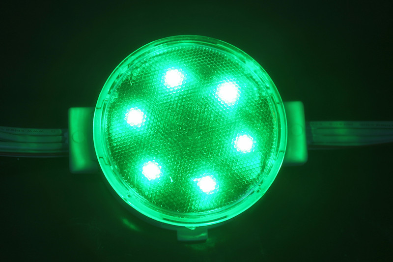 fully-Waterproof IP67 1.5W DC24V SMD3535 40mm RGB led pixel point ...