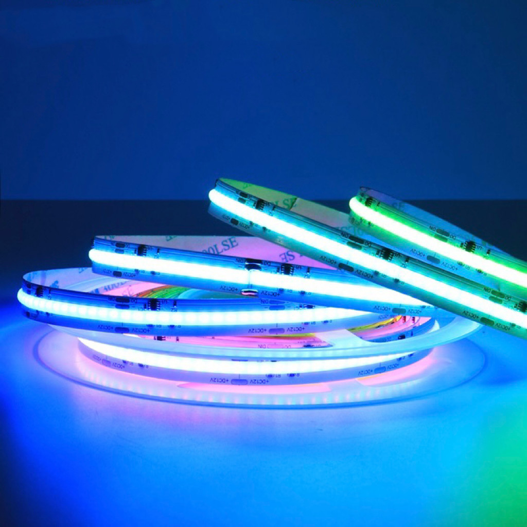 High-Luminance 60-LED Intelligent RGB Strip Light 12V Outside Water ...