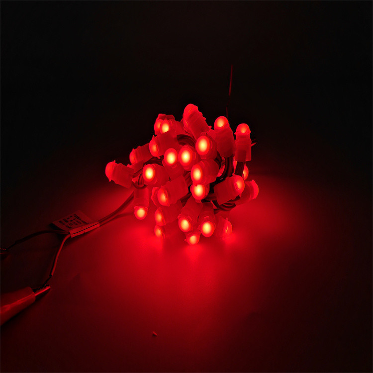String Light 12MM Led Pixel Module / 8mm Staw Hat LED Pixel Light PVC ...