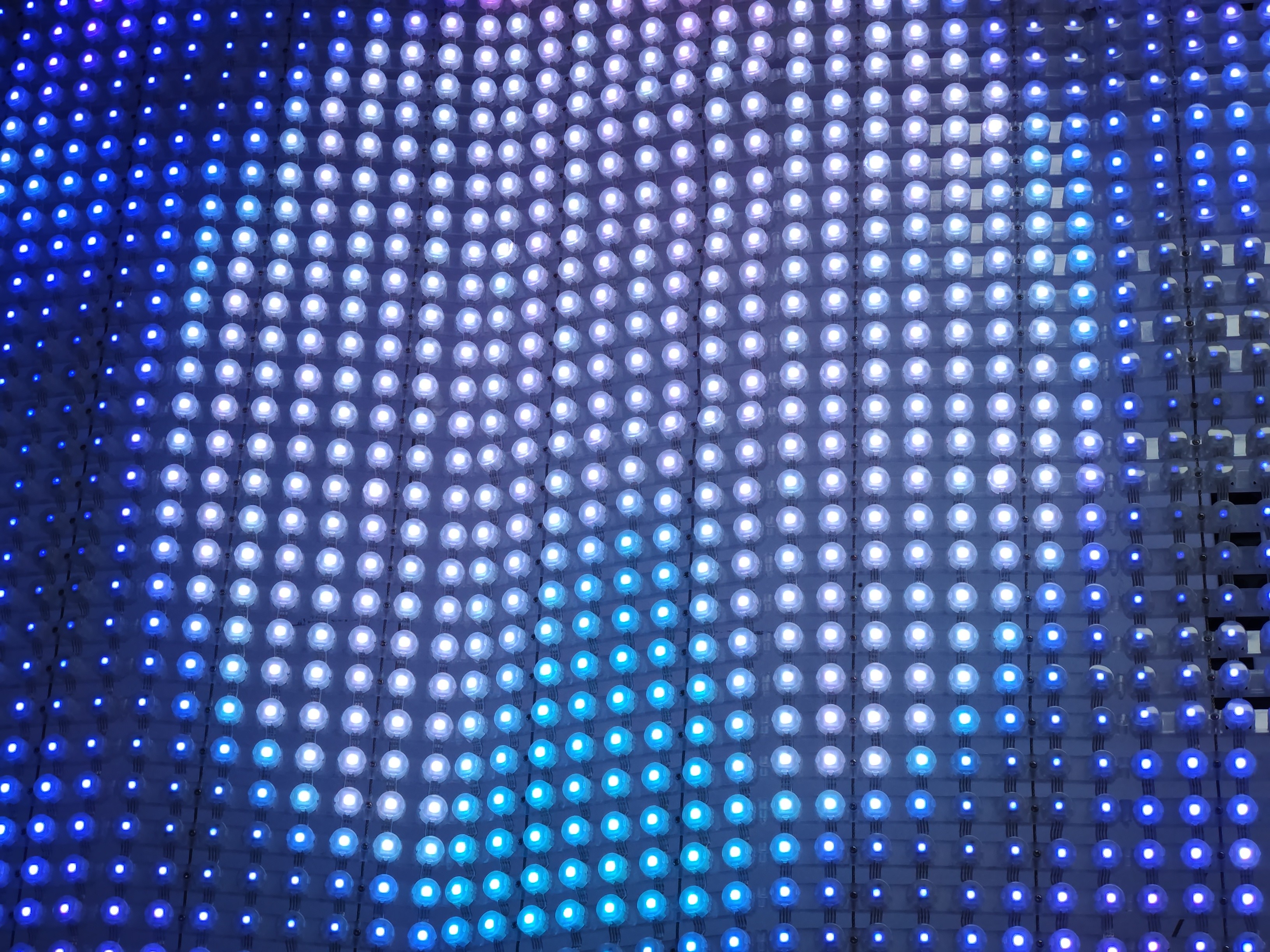 Permanent Waterproof 20mm LED Point Light LED Mesh Screen for Outdoor ...
