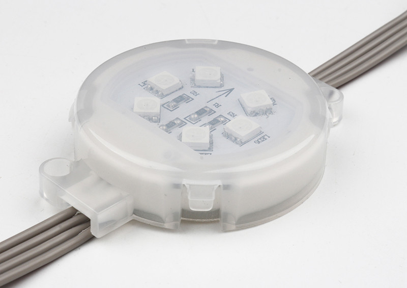 RGB Multi Color Changing LED Pixel Point Light 24V SMD5050 50mm for ...