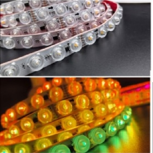24V Dream 10mm Addressable RGB Pixel Strip Flexible LED Light App ...